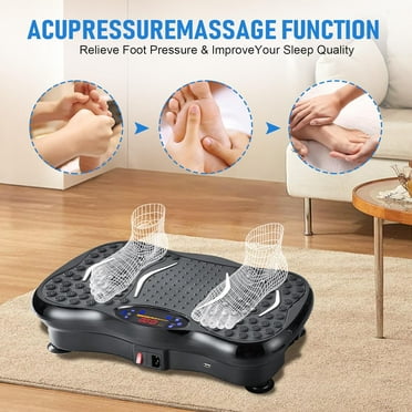 SogesHome Vibration Plate Exercise Machine 400LBS Vibrating Platform ...