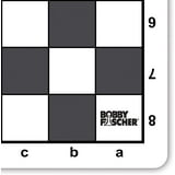 Bobby Fischer Tournament Roll up Chess Board 20 in. - Gray Mousepad ...