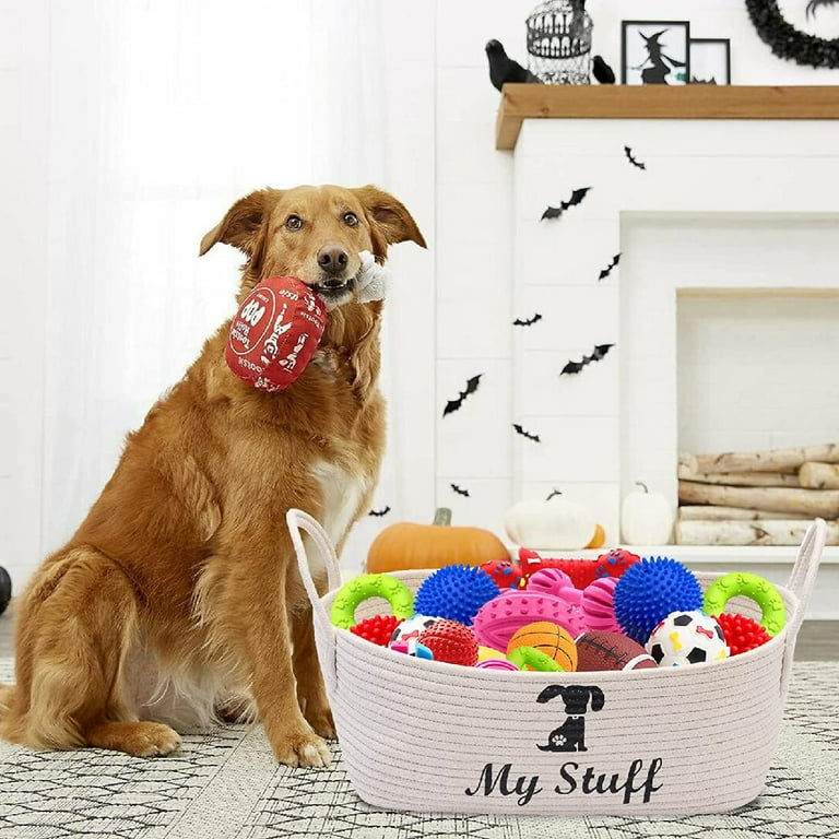 Basket Of Dog Toys