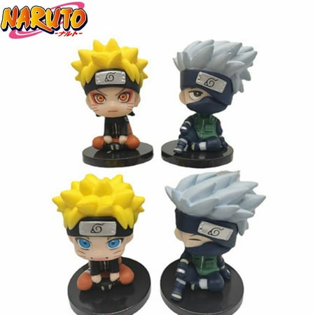 4 Buah/Set Mainan Action Figure Anime Naruto Hatake Kakashi Q. Ver ...