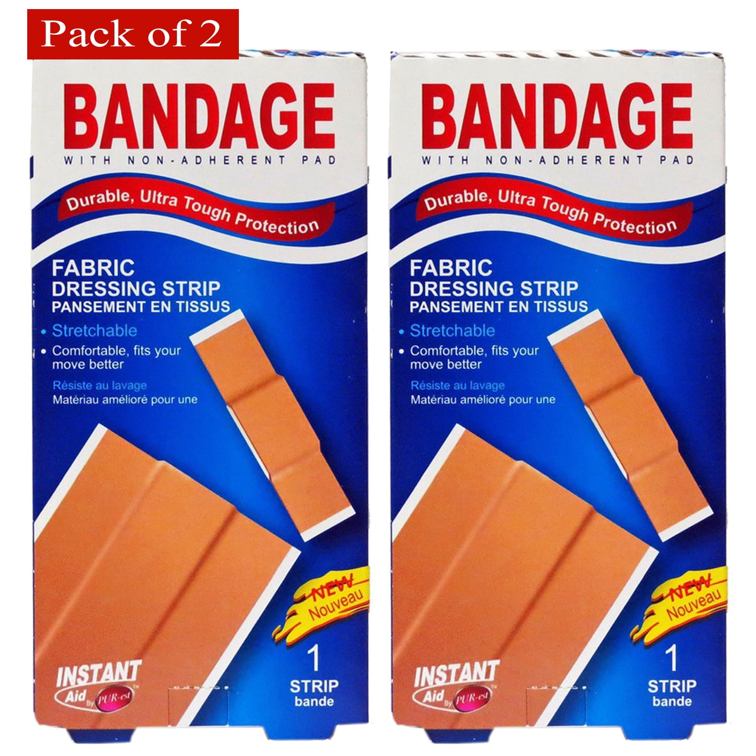 Click here for Instant Aid Fabric Dressing Strip 100mm (Pack Of 2... prices