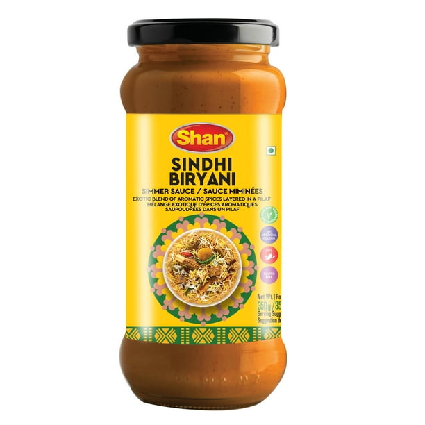 Shan Cooking Sauce Sindhi Biryani 6X350G, Shan Cooking Sauce Sindhi ...
