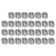 Uxcell M6 x 1 2D 12mm 304 Stainless Steel Wire Thread Insert Threaded ...
