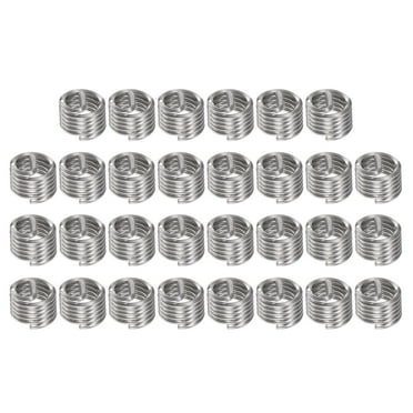 Uxcell M6 x 1 2D 12mm 304 Stainless Steel Wire Thread Insert Threaded ...