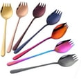 Sporks Metal 7-Pack 18/8 Stainless Steel Sporks For Everyday Household ...