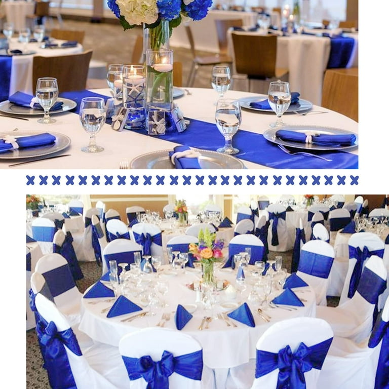 Royal Blue Wedding Reception Centerpieces ROYAL BLUE & WHITE Flower