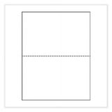 Perforated and Punched Paper, 20 lb Bond Weight, 8.5 x 11, White, 500 ...