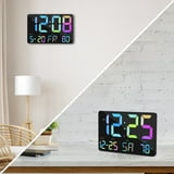 Digital Wall Clocks Large Numbers Display, 11.4"Digital Alarm Clock ...