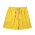 Daiosportswear Men's Swim Trunks Solid Color Quick Dry Summer Beach ...