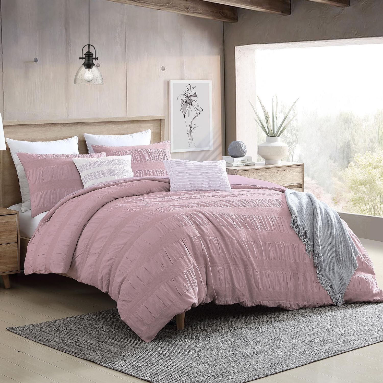 Click here for Swift Home Cotton Duvet Cover Set - Moselle Collec... prices