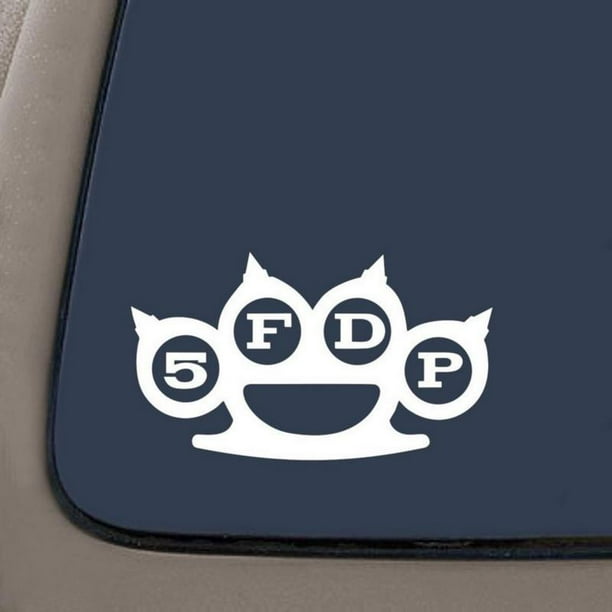5 Finger Death Punch Decal | 5.5 Inches By 3.2 Inches | White Vinyl ...