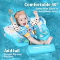 Mambobaby Float Add Tail No Flip Over Non-Inflatable Baby Swim Float ...