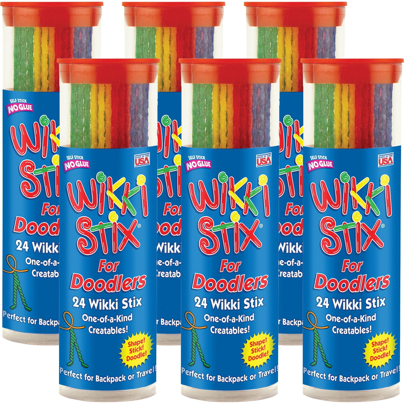 Wikki Stix For Doodlers 24 Count, Multipack Of 6- - Walmart.com