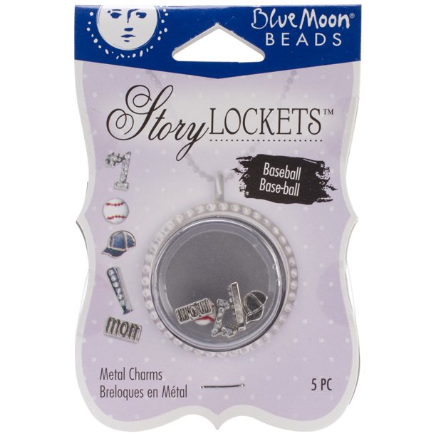 Blue Moon Story Lockets Metal Charm Assortment, 5pk - Walmart.com