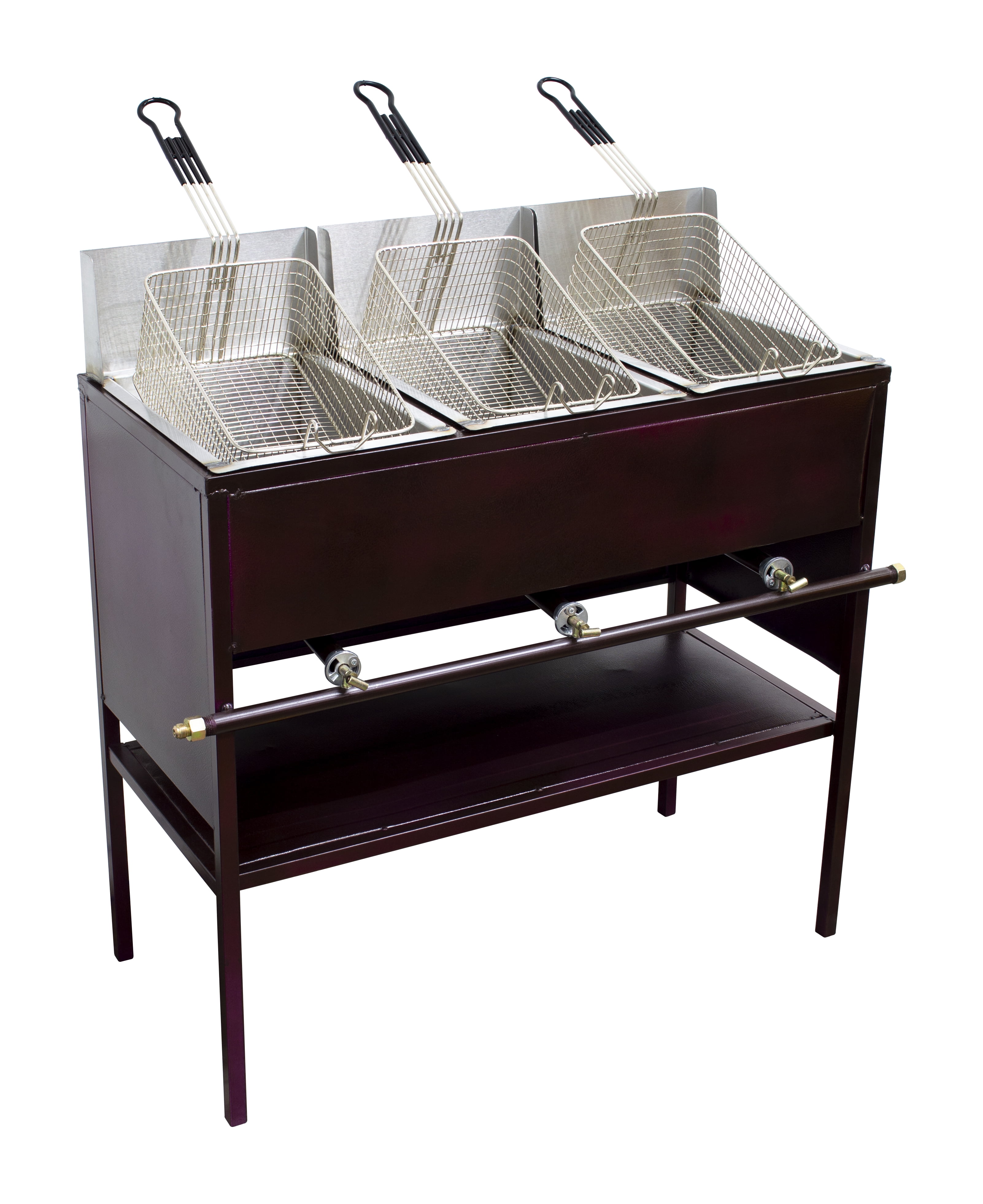 Freidora De Papas Triple Tina Acero Inoxidable Cocina Javaz CO-FRE3 ...