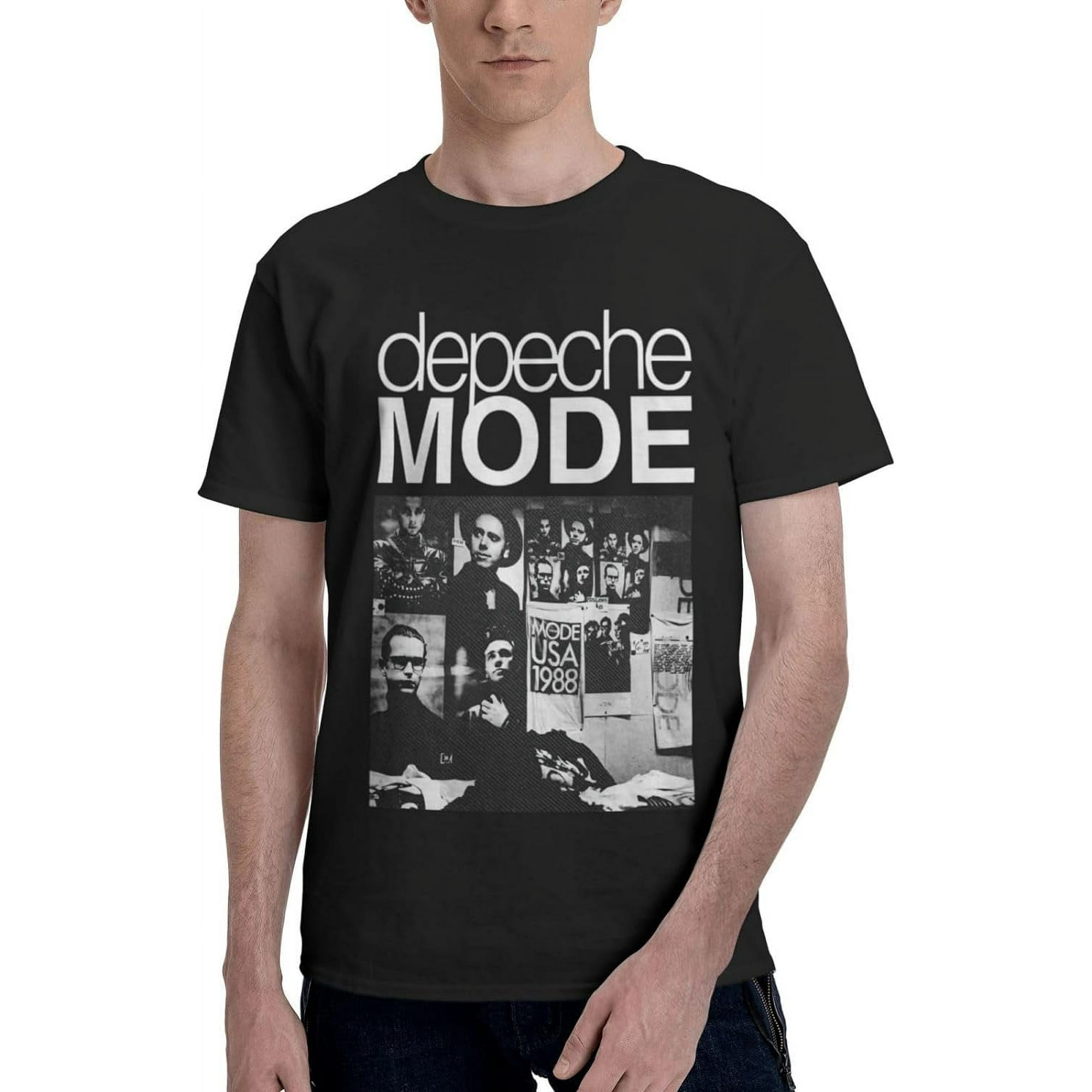 Click here for Depeche Music Mode T-Shirts Men Crew Neck Short Sl... prices