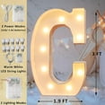 3FT Marquee Light Up Letters, Large Marquee Letters for Birthday ...