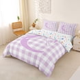 Catabedysis 3D Alphabet Print Duvet Cover Queen,Cute Bowknot Letter C ...