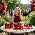 Class of 2026 Wooden Graduation Centerpieces, 4 Pack Congrats Grad ...