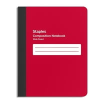 Staples Composition Notebook 7.5" x 9.75" Graph Ruled 80 Sheets Blue ...