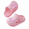 AJGRHE oddler Girls Garden Clogs Kids Cartoon Beach Slide Sandals ...