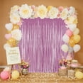EDHITNR Extra Large Tinsel Curtain, Party Decoration Background Fringe ...