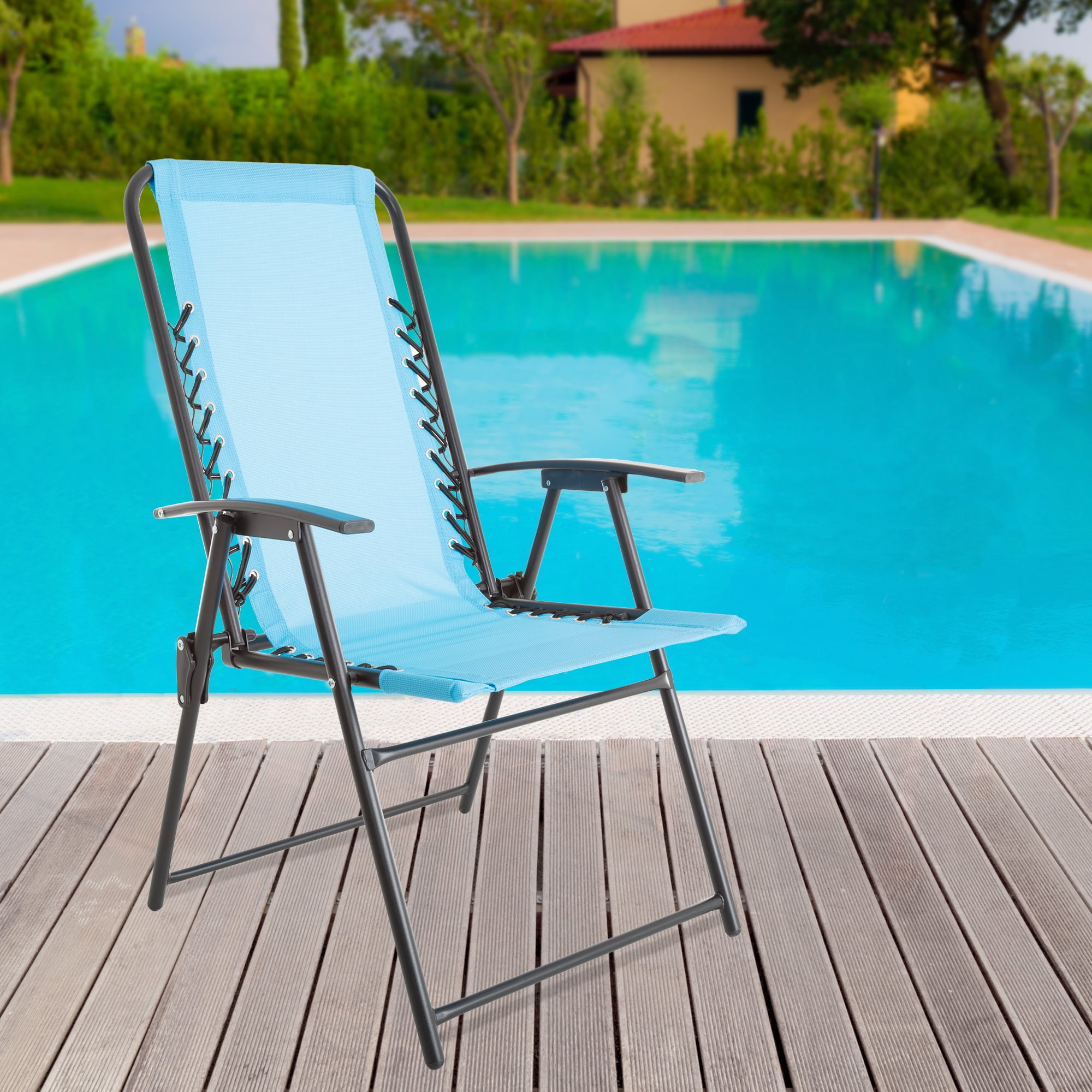 Suspension Folding Chair by Pure Garden - Walmart.com