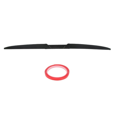 Car Rear Wing 52.76 Inch Rubber Trunk Lid Tailgate Spoiler Wing Three ...