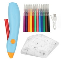 Flo-Magic Kids Enchanted Series Airbrush Marker Kit- 25-Piece Kit ...