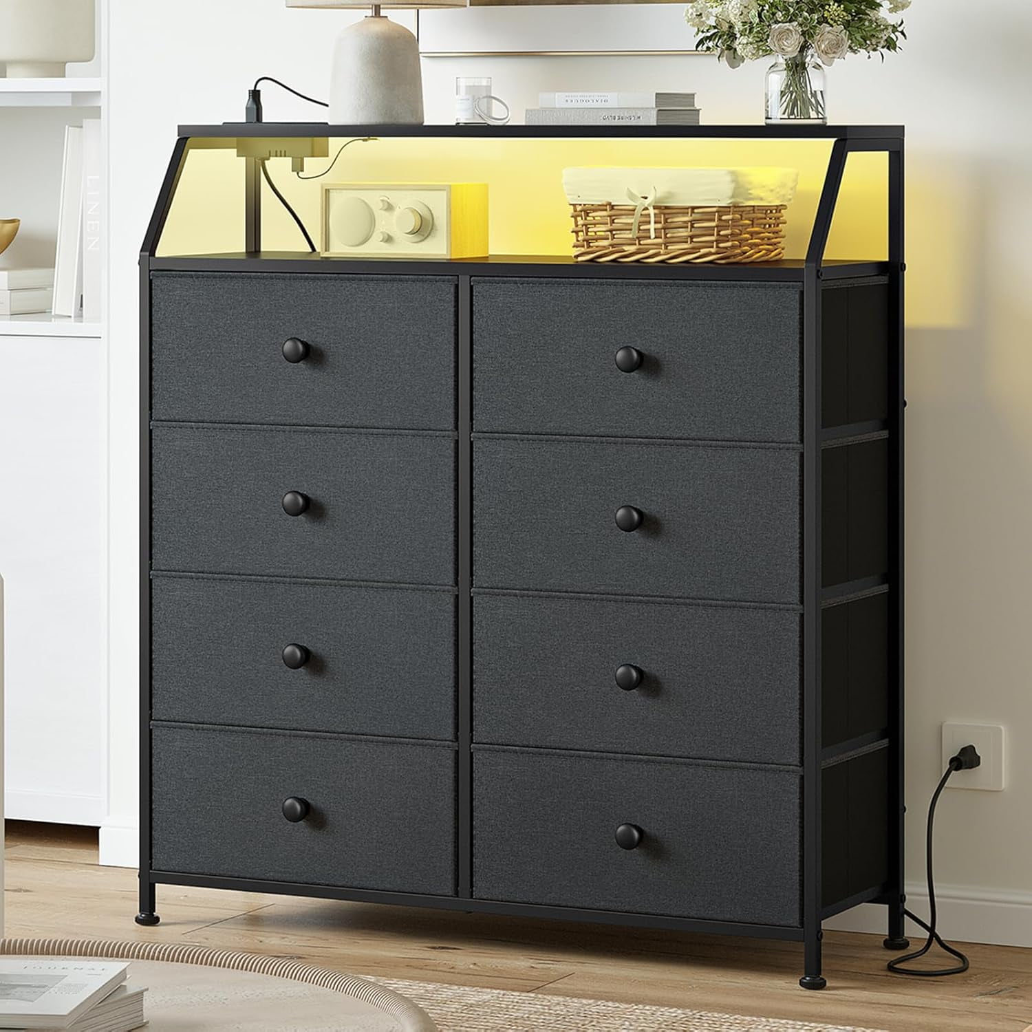 Click here for Nobrand Reahome Dresser For Bedroom With 8 Drawers... prices