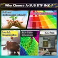 Bulk A-SUB DTF INK for Epson DTF Printers ET-8550 L1800 L805 XP-15000 ...