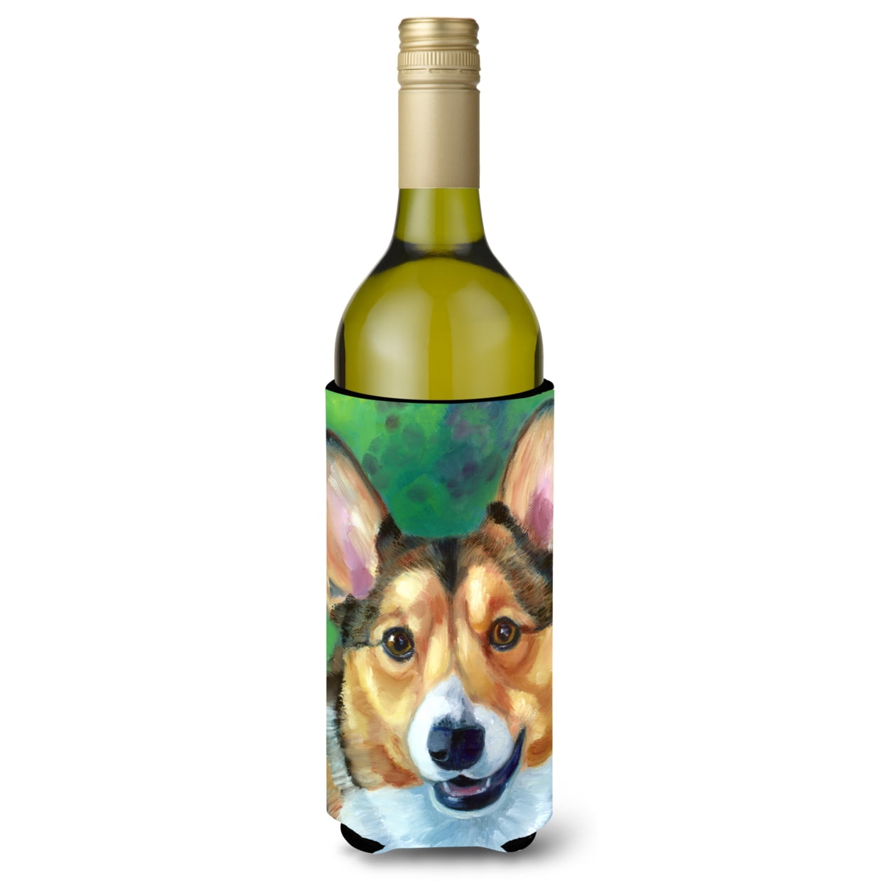 Carolines Treasures 7303LITERK Corgi Toby Wine Bottle Hugger, Wine ...