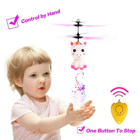 Flying Toy Flying Toy With LED Light Hand Controlled Helicopter Toy ...
