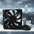 Yammee Energy Efficient USB 5V 80mm Fan 15mm Thickness Stable Cooling ...