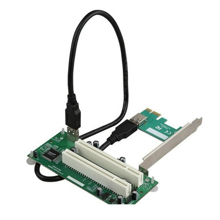 Desktop Pci-express Pci-e To Pci Adapter Card Pcie To Dual Pci Slot ...