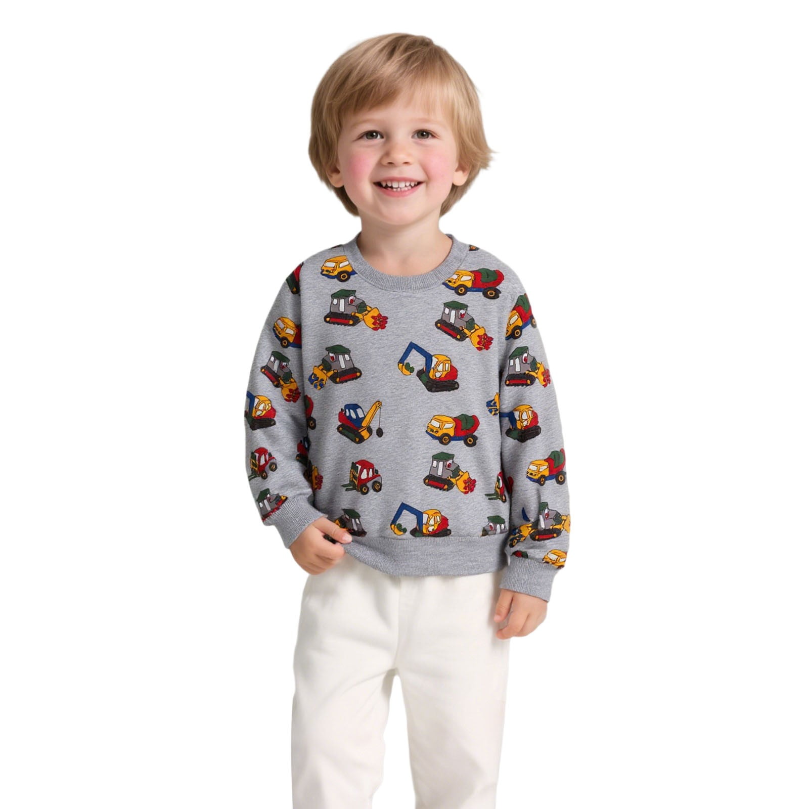 Click here for Zecgelong Boys Long Sleeve Crewneck Sweatshirt Wit... prices