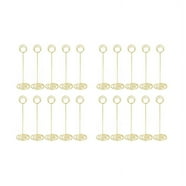 HOHIYA 12 inch Table Number Holders, Chrome Plated, Silver (Pack of 12 ...