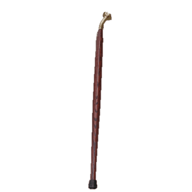 Lehman's Walking Cane - Oak Walking Stick with Brass Horse Hame ...