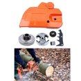 1. Quick-Mount Chainsaw Clutch Cover Assembly Anti-Splinter Guard for ...