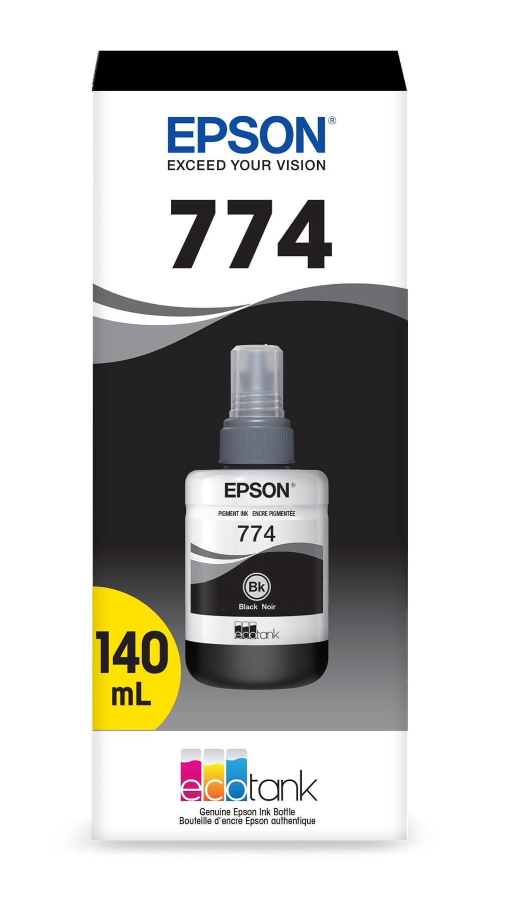 Epson T774120 (774) Ink, Black - Walmart.com