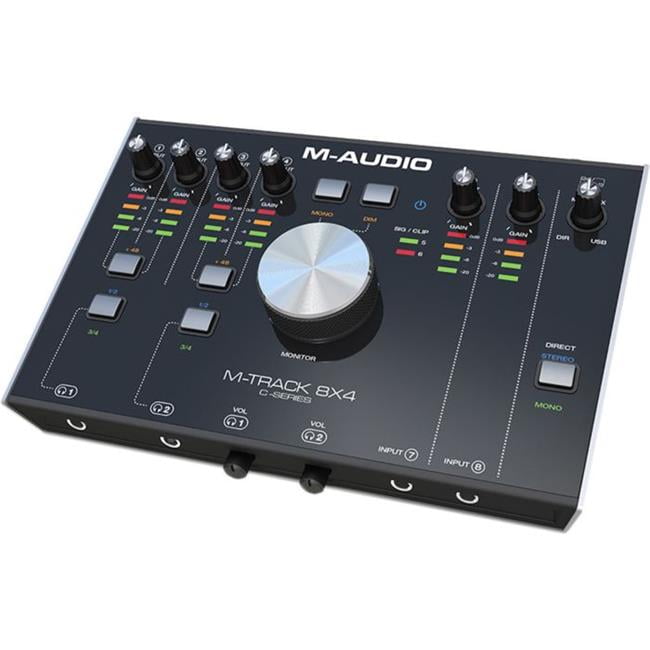 M-Audio MTRACKCSERIES8X4 M-Track 8 x 4 m MIDI USB Audio Interface ...