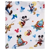 Disney Mickey Mouse 4pc Toddler Bedding Set, "Mickey Fun House", Blue ...