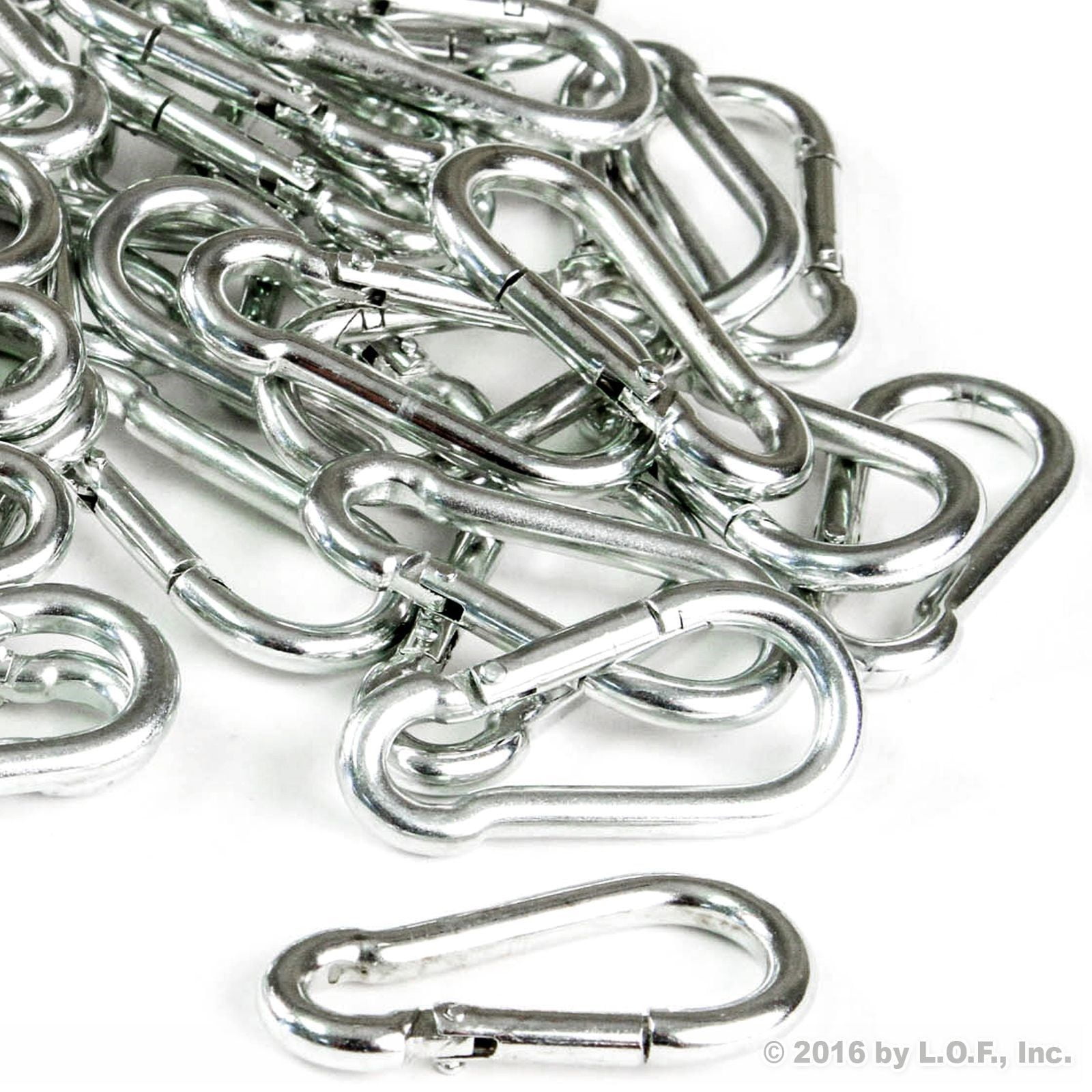 Red Hound Auto 50 Steel Spring Snap Quick Link Carabiner Hook Clips 1-5 ...
