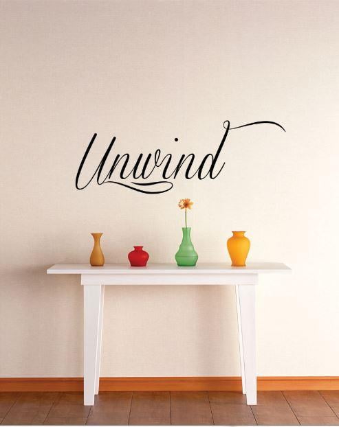 Home Wall Decals Unwind Bedroom Stickers DIY Removable Originality ...