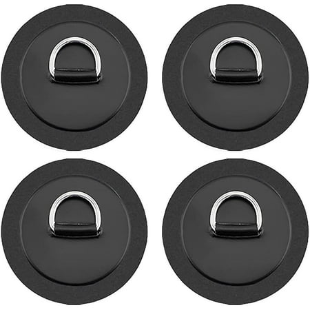 4 Pieces Kayak Round D Ring Rope Buckle Sailor Storage Elastic Loops ...