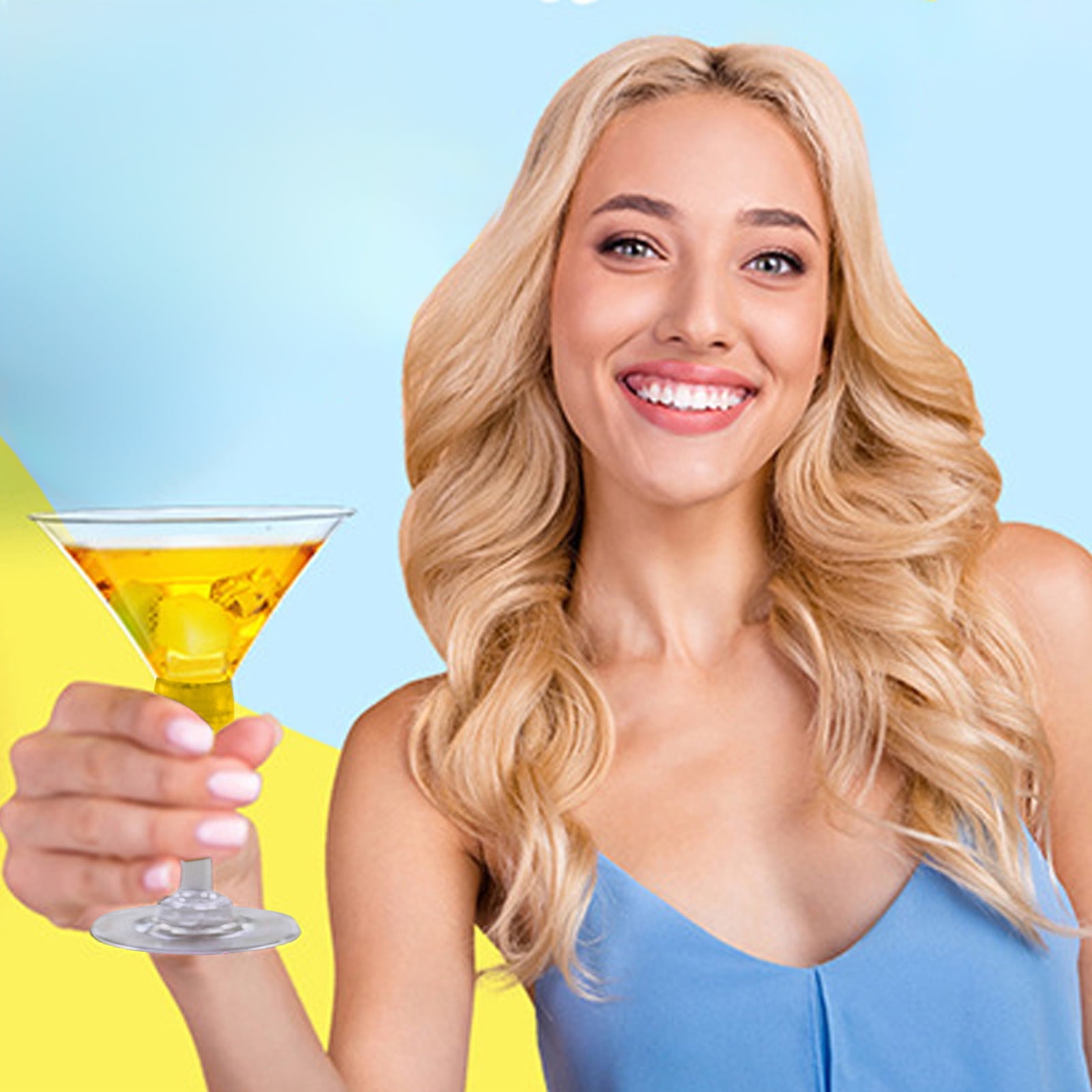 Click here for Eqwljwe Plastic Martini Glasses 6 Pack Plastic Mar... prices