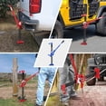 33 Inch Hi Lift Farm Jack - 7000 LB Heavy Duty Ratcheting Off Road Jack ...