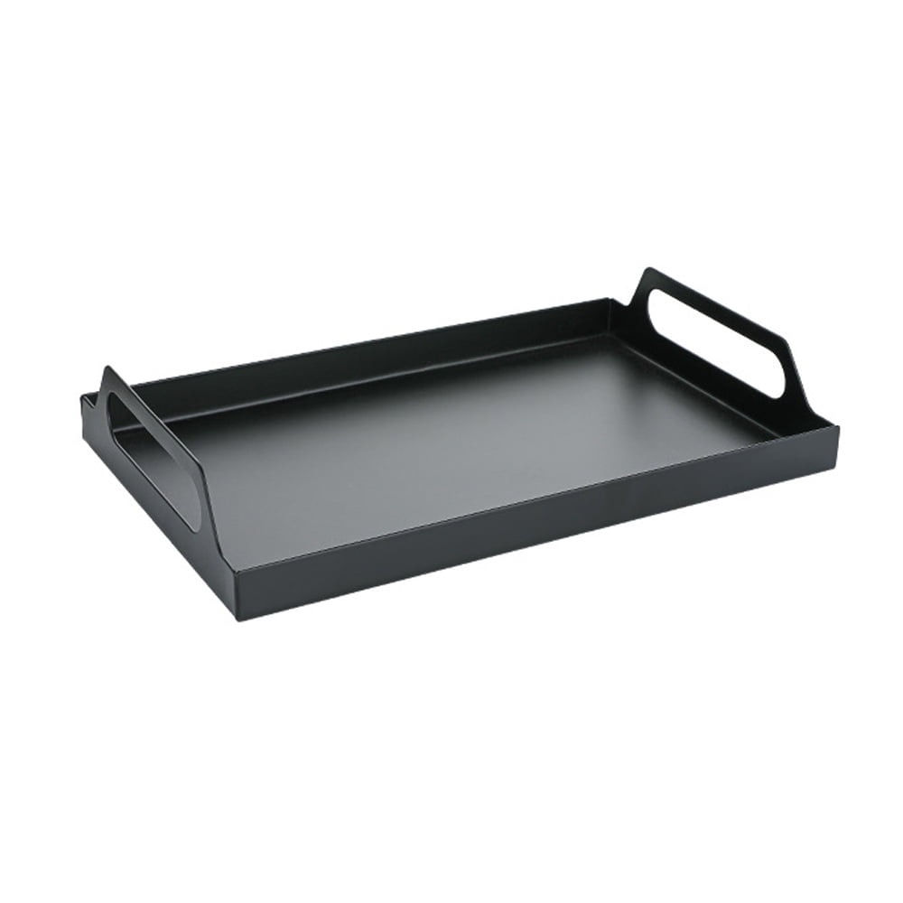 Bathroom Storage Tray Metal Tray Organizer with Handles - Walmart.com