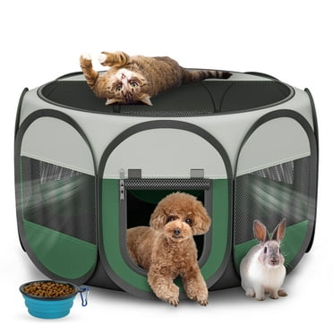 Playmaker Pet Playpen - 38x24 Pop-Up Dog Kennel with Carry Bag for Dogs ...