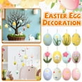 Easter Felt Foam Egg Diy Craft Decoration, H1X Egg Shaped Ornament For Home Party Decoration ...